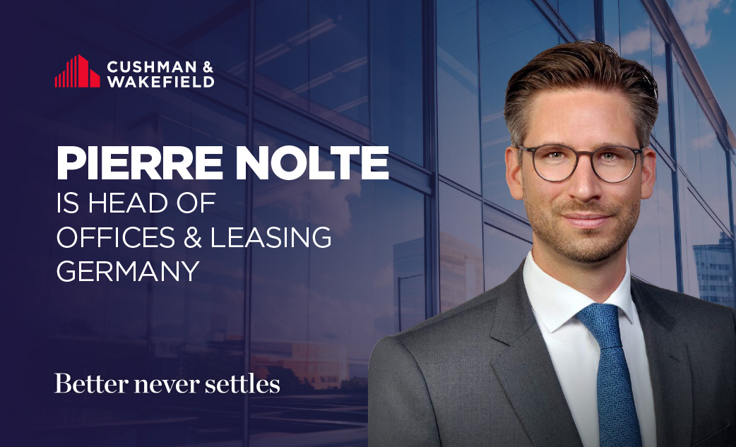 Pierre Nolte new Head of Offices and Leasing | DE | Cushman & Wakefield