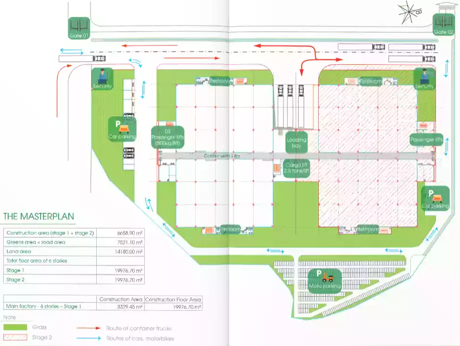 High-rise Factory for Lease in Long Hau Industrial Park, Long An ...